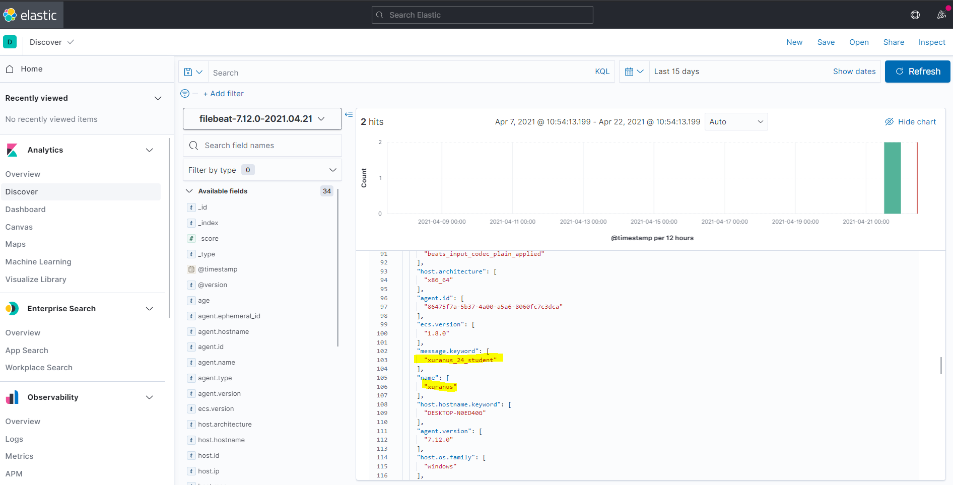 日志处理系统的搭建 | XUranus